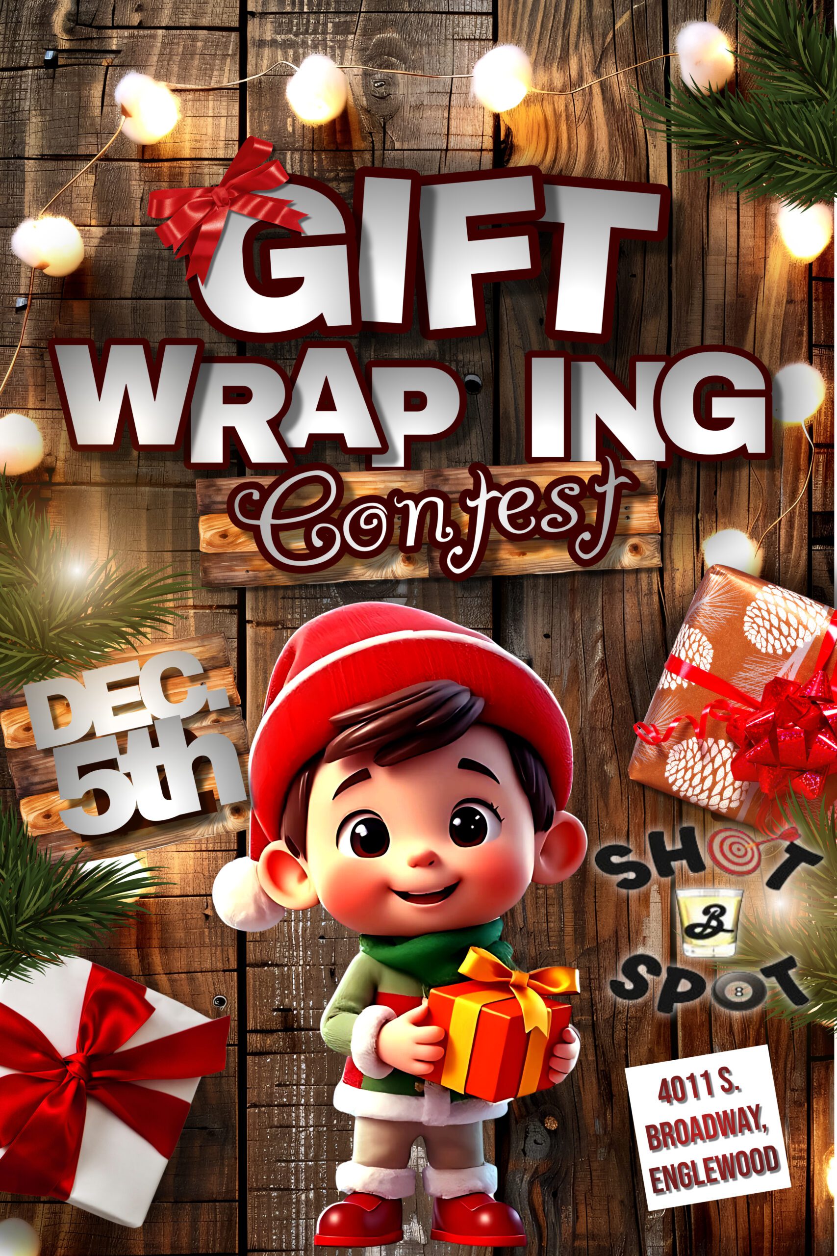 Gift Wrapping Competition! - Broadways Shot Spot